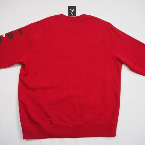Jordan | Sweaters | New Mens Nike Air Jordan Jumpman Red Fleece ...